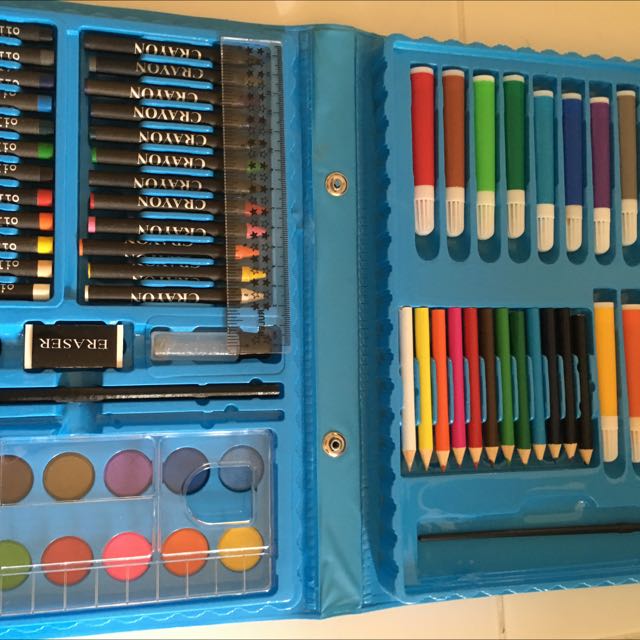 68 Piece Deluxe Art box Kit, Hobbies & Toys, Stationery & Craft, Craft ...