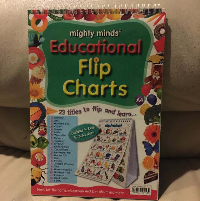 Educational Kids Flip Charts, Hobbies & Toys, Toys & Games on Carousell