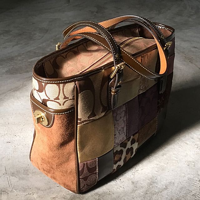 Limited Edition Coach Patchwork Tote Bag, Women's Fashion, Bags ...