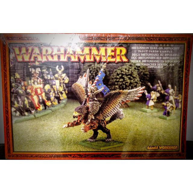 Warhammer Fantasy Bretonnian Duke on Hippogriff (metal miniature) Rare ...
