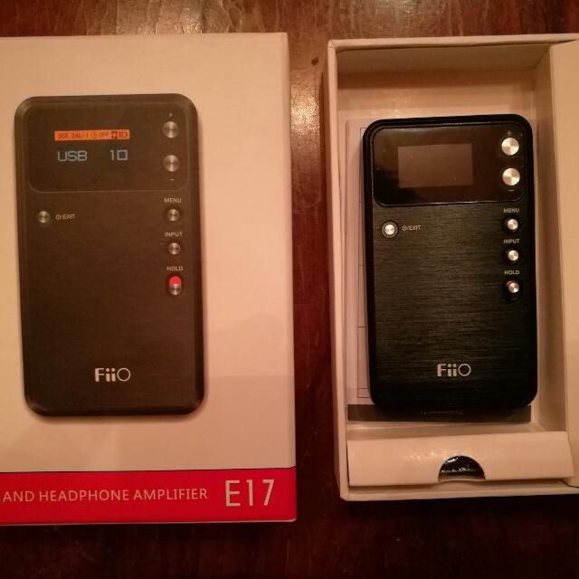 Fiio E17 Alpen Portable Headphone Amplifier USB DAC, Computers & Tech ...