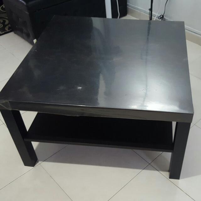 (RESERVED) Ikea Square Low Table (Dark Mocha), Furniture & Home Living, Furniture, Tables & Sets ...