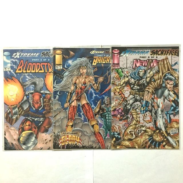 Image Comics 1995 Extreme Sacrifice Story Arc Part 0-8 (9 Issues ...