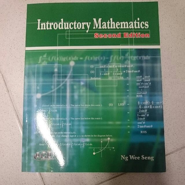 [Pending] Introductory Mathematics Second Edition, Hobbies & Toys ...