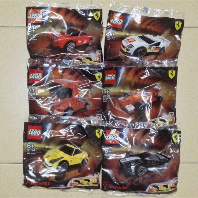 Lego Shell Ferrari 1st Edition Complete Set With Display Case, Hobbies ...