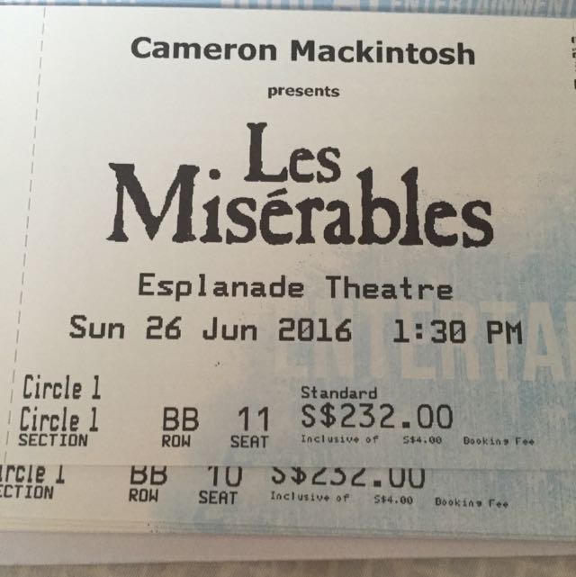 Les Miserables, Hobbies & Toys, Memorabilia & Collectibles, Fan ...
