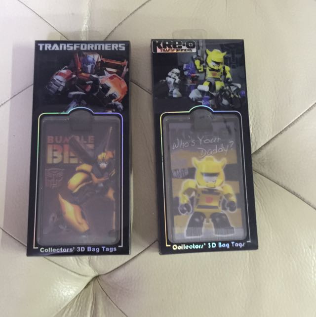 Transformers 3D bag tags, 興趣及遊戲, 手作＆自家設計, 文具 - Carousell