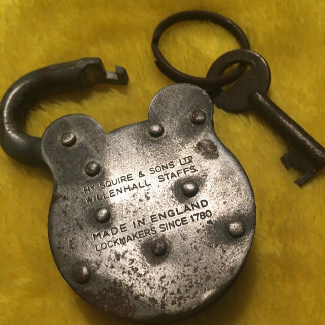 Vintage & Rare Squire Old English Lock & Key, Hobbies & Toys ...