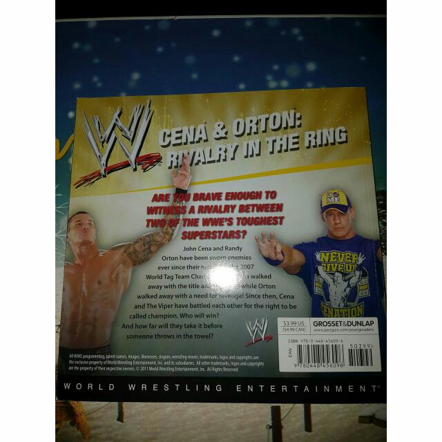 WWE JOHN CENA AND RANDY ORTON RIVALRY BOOK, Hobbies & Toys, Books ...