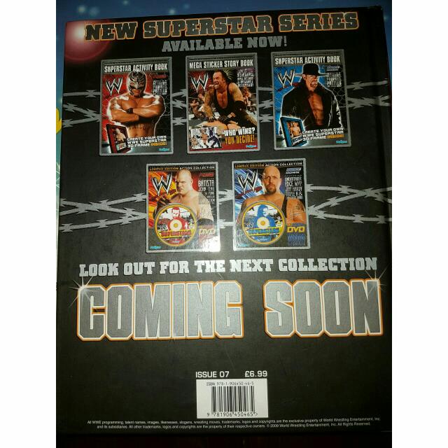 WWE SPECIAL EDITION SUPERSTAR BOOK, Hobbies & Toys, Collectibles ...