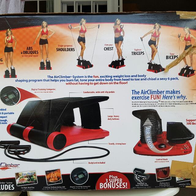 Air Climber System, Sports Equipment, Exercise & Fitness, Cardio ...