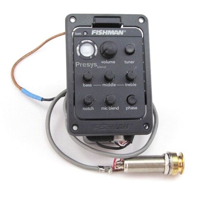 BN Fishman Presys Blend Pickup (with Mic) And Preamp, Hobbies & Toys ...