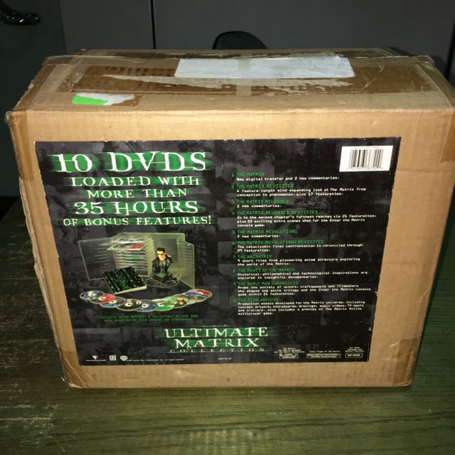 Matrix Exclusive DVD Box Set With Neo Bust, Hobbies & Toys, Toys ...