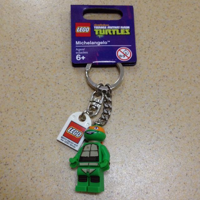 Lego Keychain Ninja Turtles Michelangelo, Hobbies & Toys, Toys & Games ...