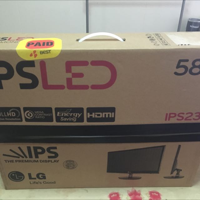 LG 23" Led Monitor, Everything Else on Carousell