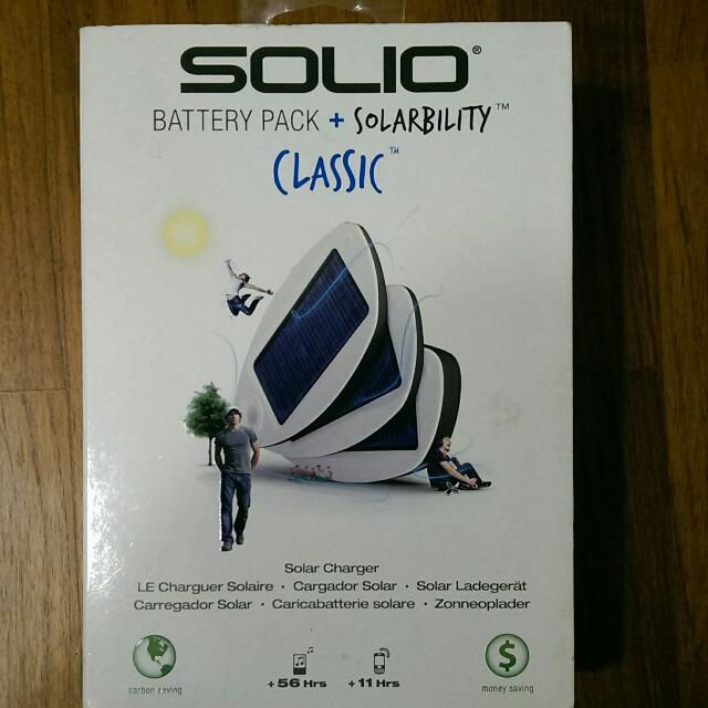 Solio Solar Powered Battery Pack Classic, Computers & Tech, Parts ...