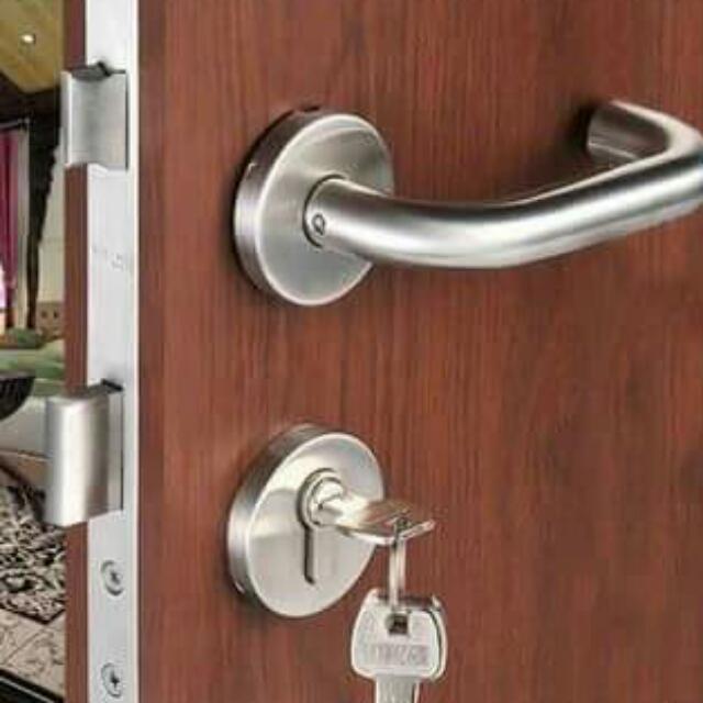 Brand New 304 Grade Solid Stainless Steel Door Lock Set, (Easy DIY ...