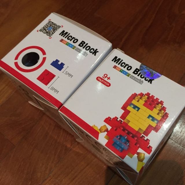 Spider-Man And Ironman Microblocks, Hobbies & Toys, Toys & Games on ...