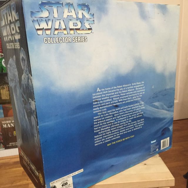Star War collector series 12 inch Han Solo sitting on tauntaun, Hobbies ...
