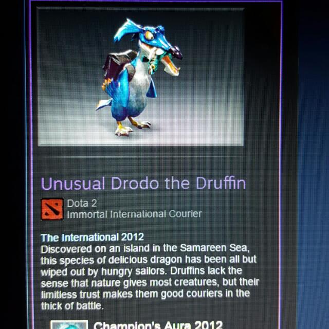 Dota 2 Courier, Hobbies & Toys, Toys & Games on Carousell