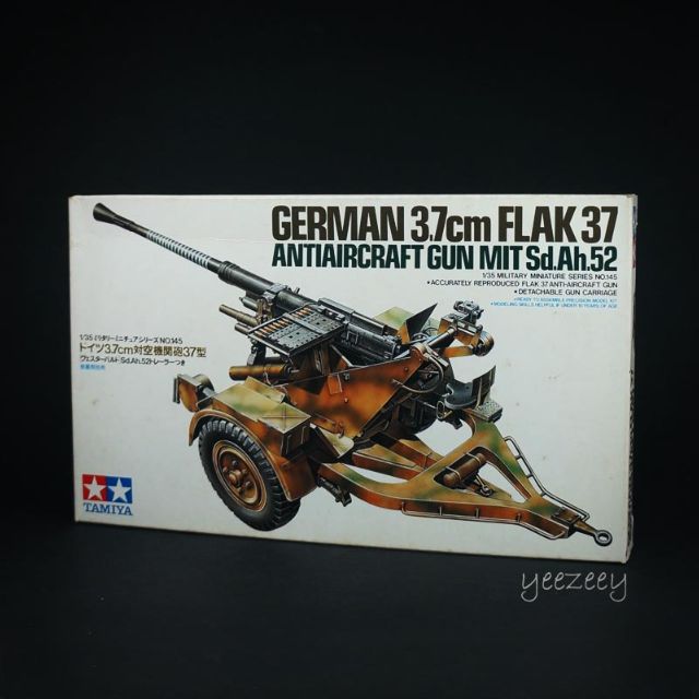 Tamiya 1:35 German 3.7cm Flak 37 Anti Aircraft Gun MIT Sd.Ah.52 ...