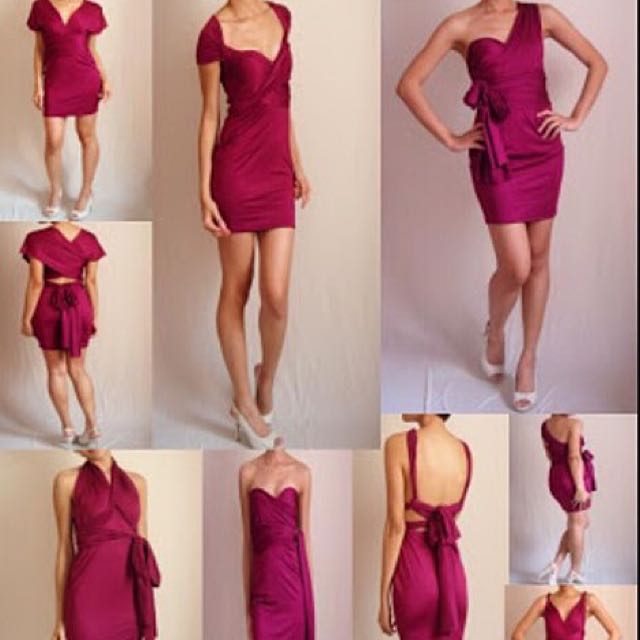Emcee Couture Convertible Dress, Women's Fashion, Dresses & Sets ...