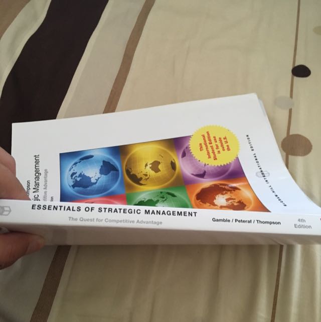 Essentials Of Strategic Management, Hobbies & Toys, Books & Magazines ...
