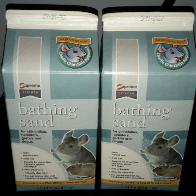 Hamster/Chinchilla Bathing Sand ' Supreme Science ', Pet Supplies ...