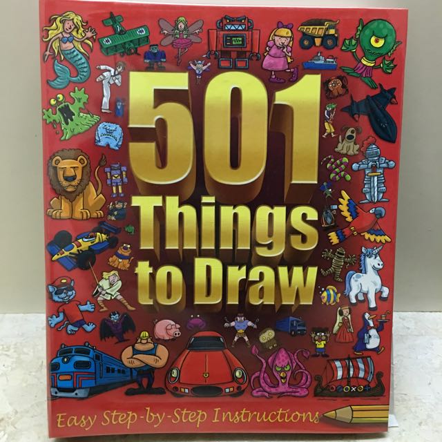 501 Things To Draw, Hobbies & Toys, Memorabilia & Collectibles, Fan ...