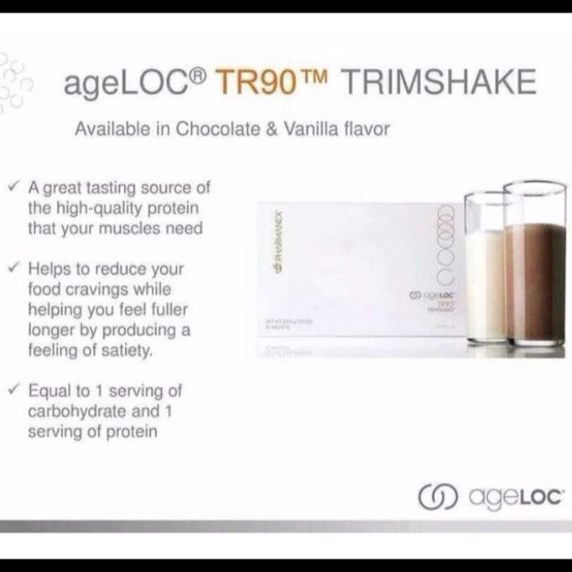 AgeLOC TR90 Trimshake (Chocolate/ Vanilla), Health & Nutrition, Health ...