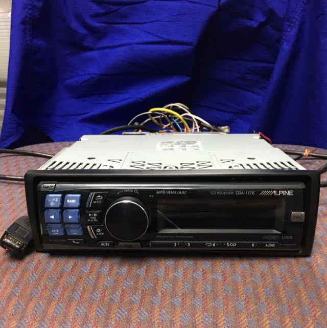 Alpine Cda-117E, Car Accessories on Carousell