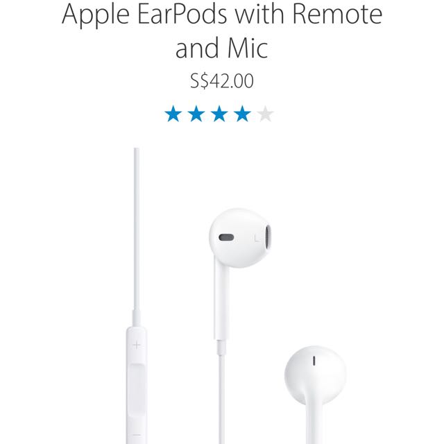 Apple EarPods with Remote and Mic, Computers & Tech, Parts ...