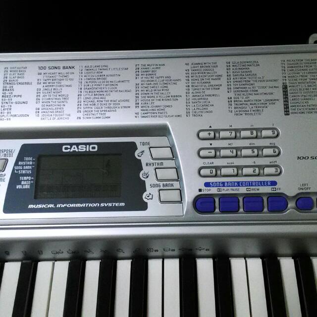 Casio Keyboard CTK-496 with stand, Hobbies & Toys, Music & Media, Musical Instruments on Carousell