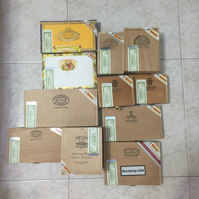Empty Cigar Boxes, Everything Else on Carousell