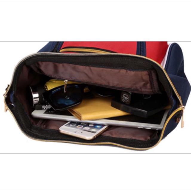 Red Colour - Mini Anello Boston Bag 3 In 1 Ways, Sling Bag, Backpack ...