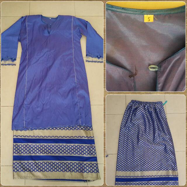 Baju Kurung Songket Raya, Women's Fashion, Muslimah Fashion, Baju ...