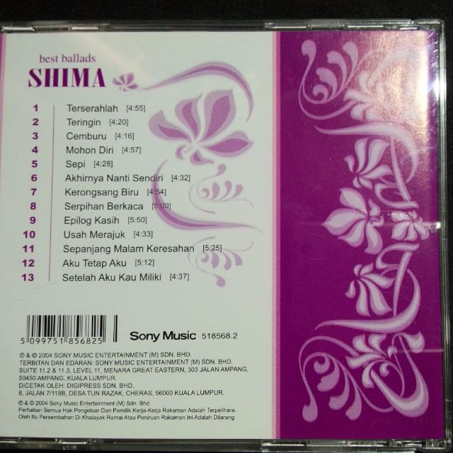CD of Shima, Hobbies & Toys, Music & Media, CDs & DVDs on Carousell
