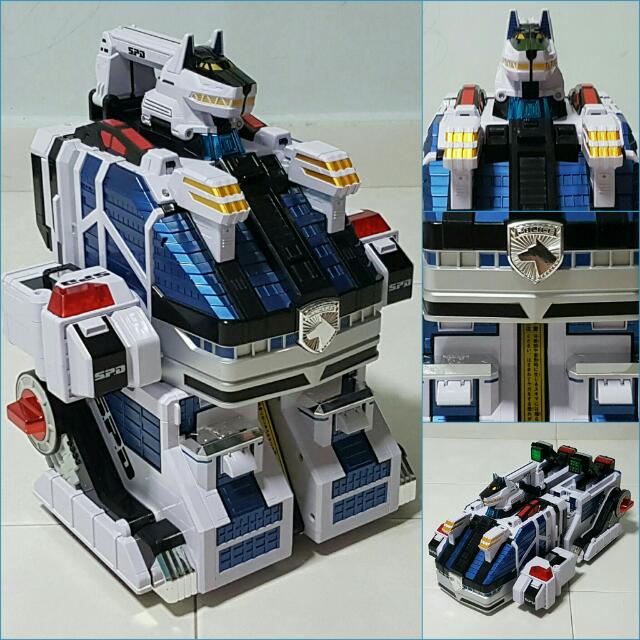Dekaranger SPD Deka Base Robo Near Mint DX Megazord Original Bandai ...