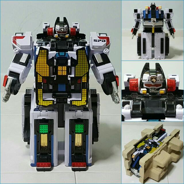 Dekaranger SPD Deka Base Robo Near Mint DX Megazord Original Bandai ...