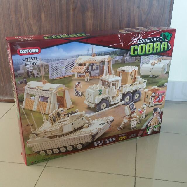 Lego Compatible OXFORD CN3531 Code Name Cobra Series Base Camp, Hobbies ...