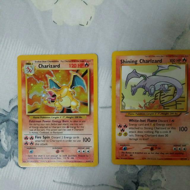 Shining Charizard , Charizard Base Set, Hobbies & Toys, Toys & Games on ...