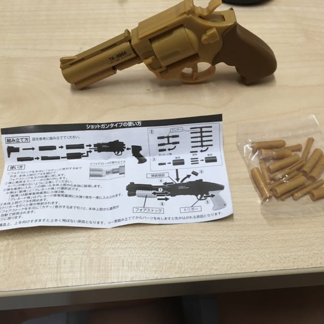 Shootable Mini Revolver Type Toy Gun (5), Hobbies & Toys, Toys & Games ...