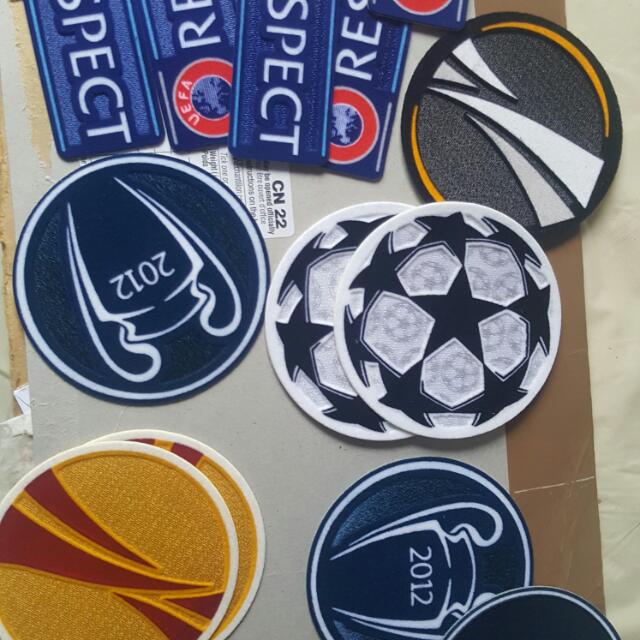 UCL Star Ball And Respect Patch 2012-2016, Sports Equipment, Sports ...