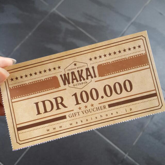 Voucher Wakai Rp 100.000, Tiket & Voucher di Carousell