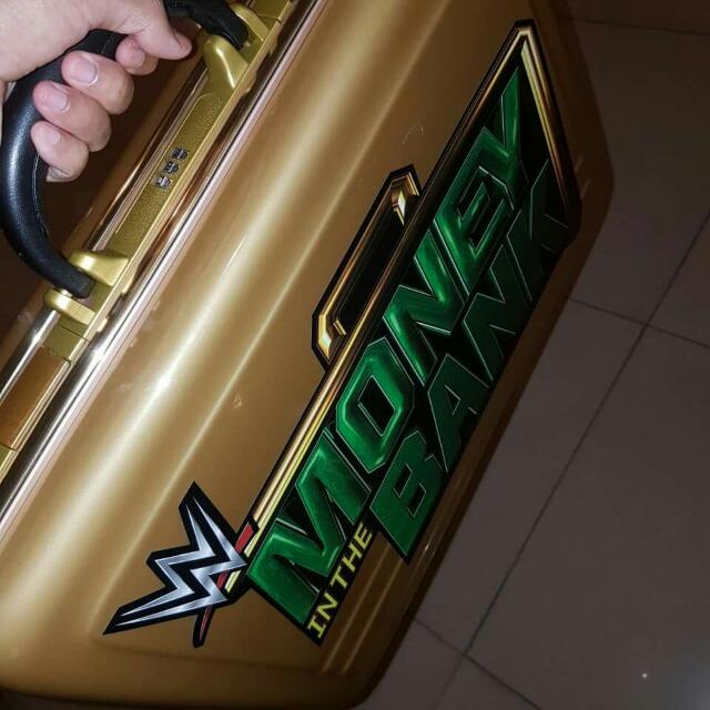 WWE MONEY IN THE BANK BRIEFCASE, Hobbies & Toys, Toys & Games on Carousell