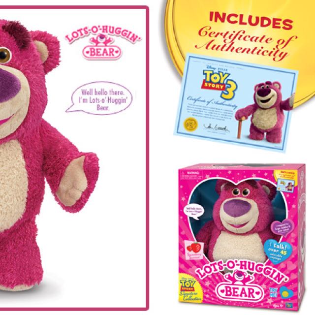 Authentic Toy Story Signature Collection Lots-O'-Huggin' Bear With ...
