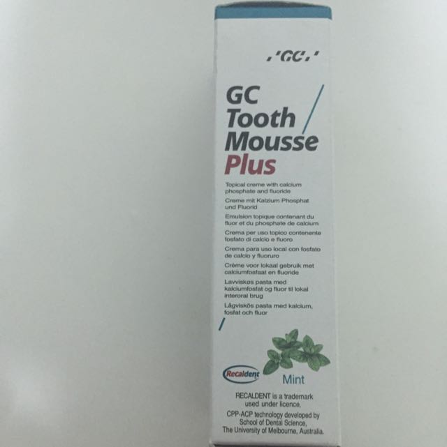 GC Tooth Mousse Plus, Beauty & Personal Care, Face, Face Care on Carousell