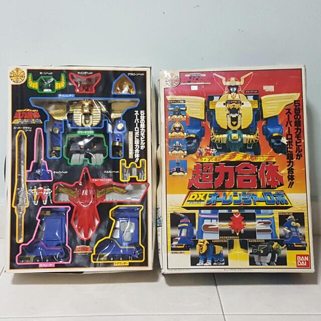 Ohranger Zeo Megazord Ohranger Robo Ohranger-Oh DX Megazord in Box Rare ...
