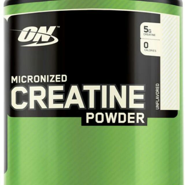 ON Micronized Creatine Powder (Creapure), Health & Nutrition, Health ...