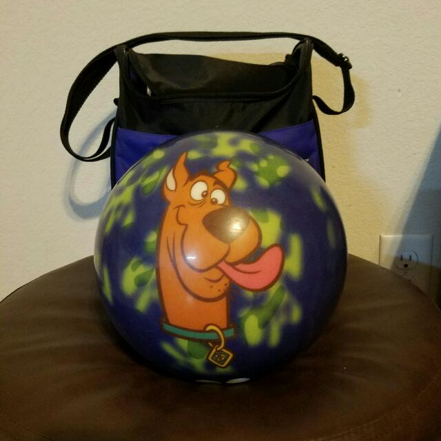 Scooby Doo Bowling Ball With Carrying Case Made In USA Excellent Used ...